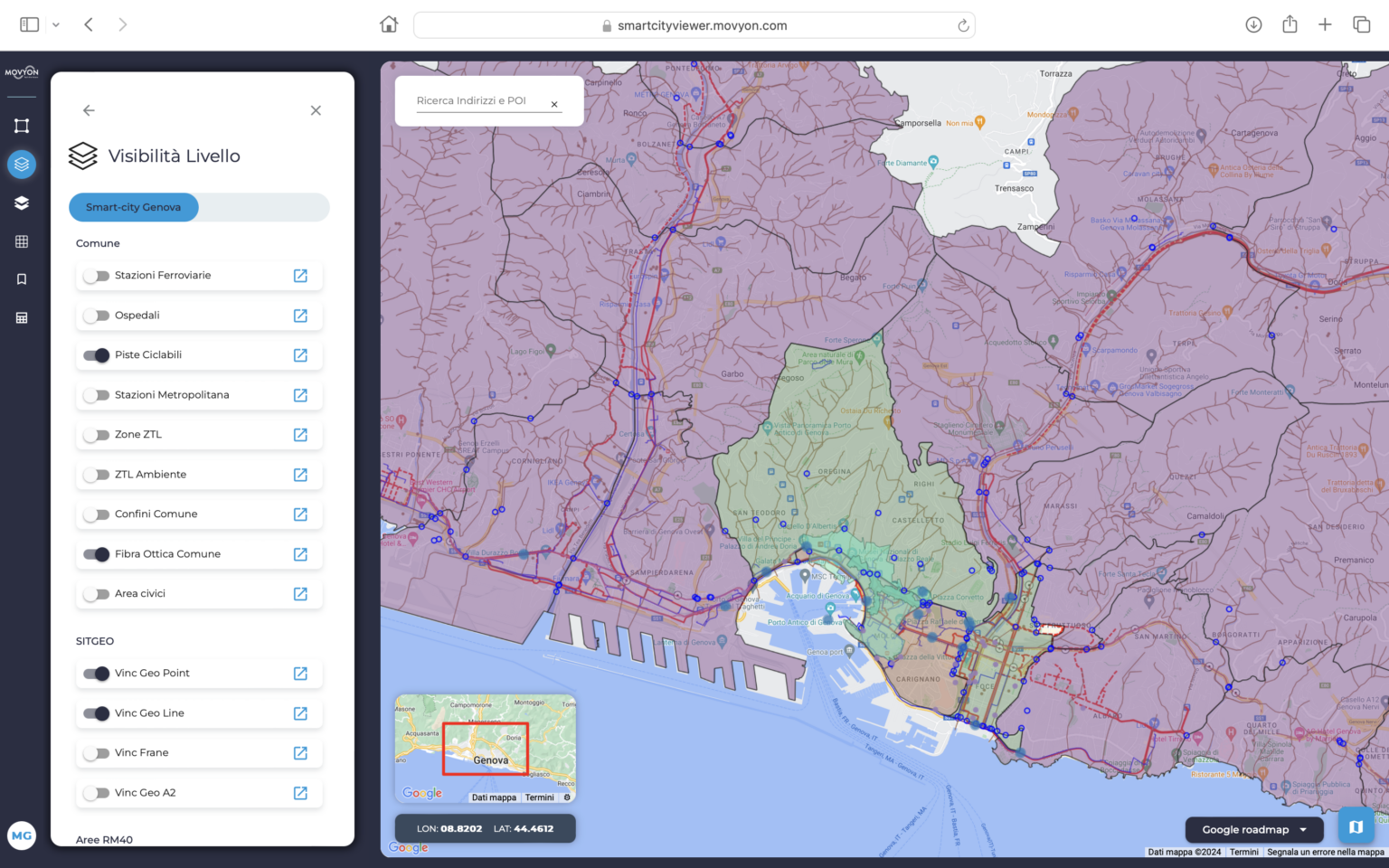 Movyon - Smart City Genova- EBWorld